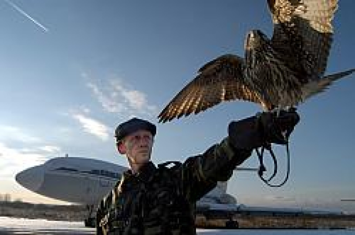 4 Falcons Patrol the Sky Above Pulkovo