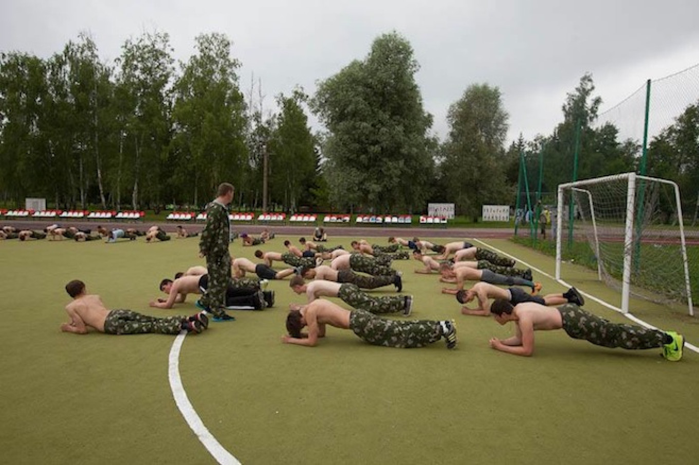 Moscow School Teaches Russian Boys to Look Up to Cavemen