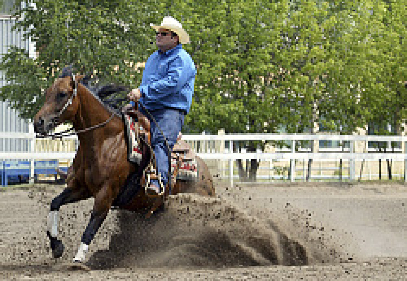 American Cowboys Gallop Into Town