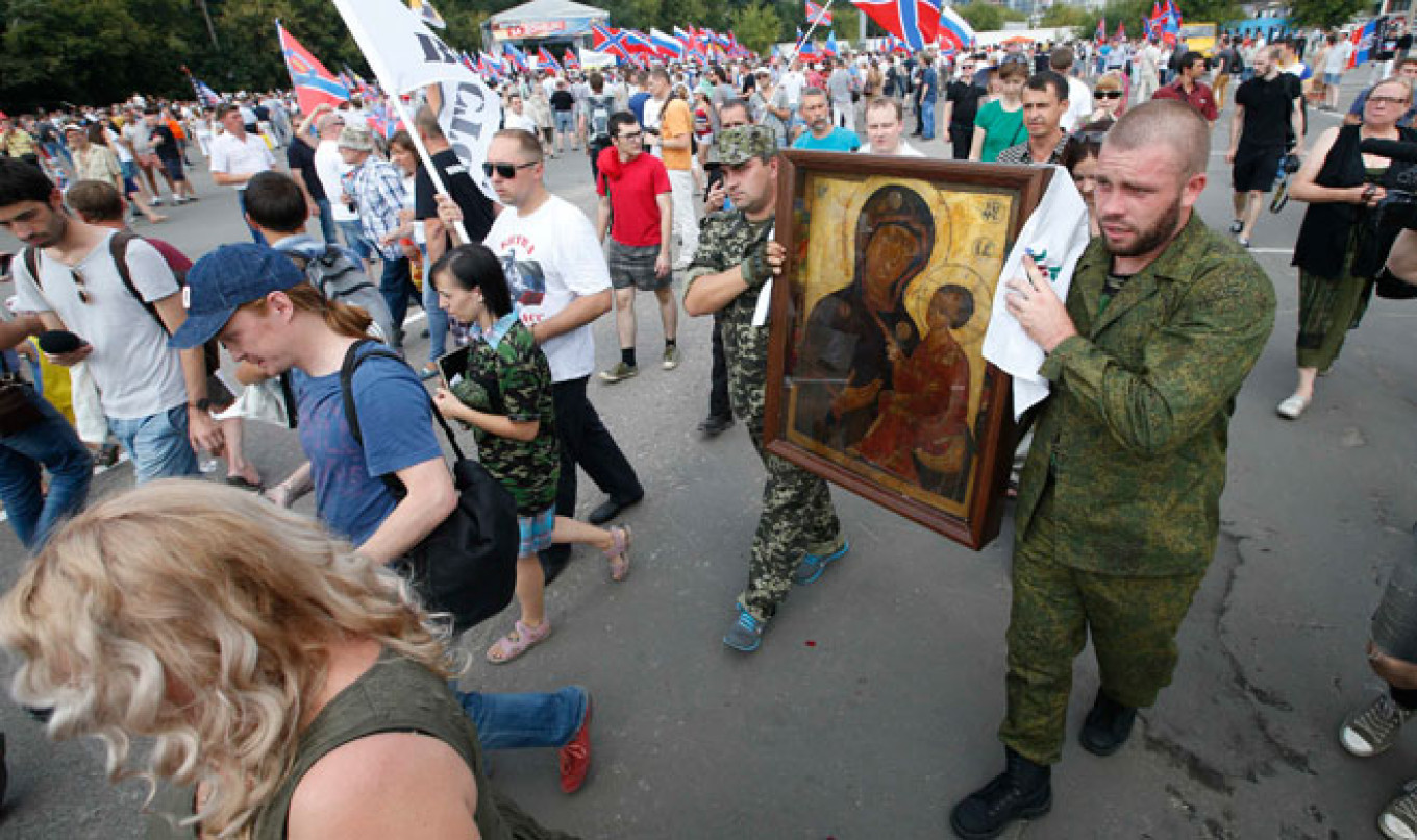 Ukraine's Rebels Worship the Past, Not God