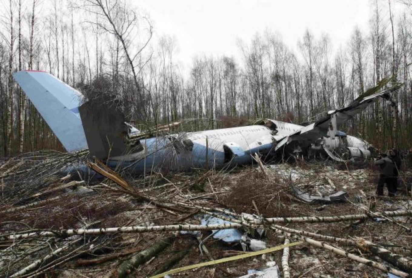 Tu-204 Crashes Near Domodedovo Airport, 8 Injured