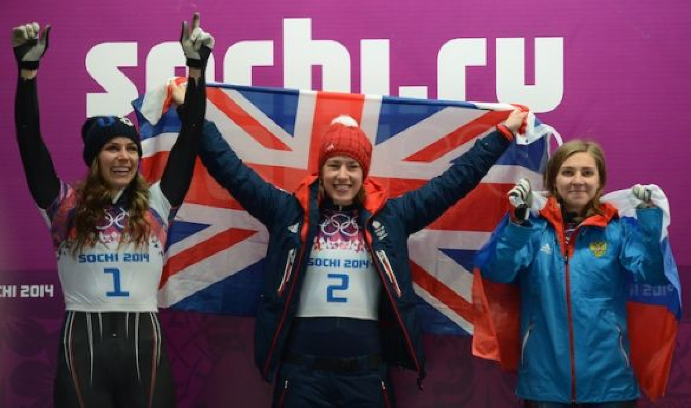 Britain Wins First Olympic Gold With Skeleton, Russia Comes Third