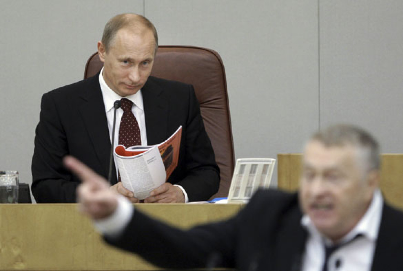 Ban Against Zhirinovsky Sought in Duma