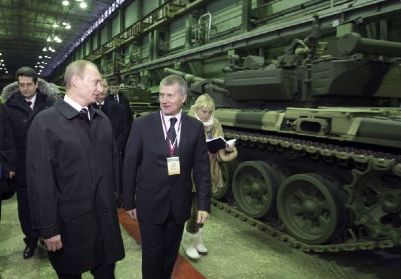 Putin Brings Money to Tank Maker
