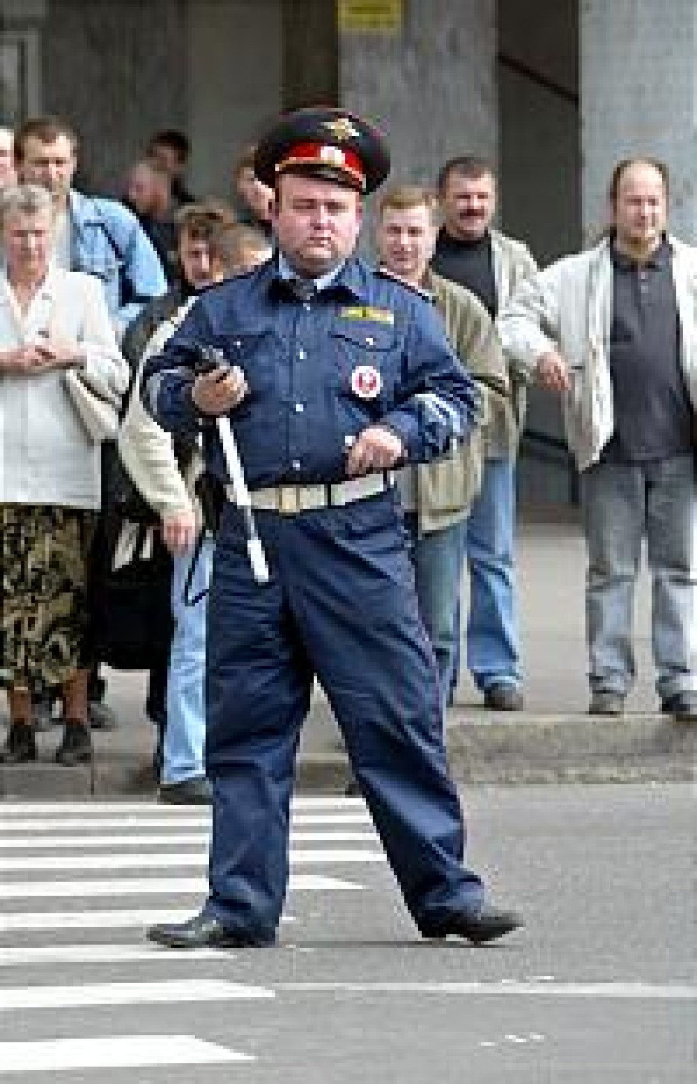 Traffic Police Take Turn on Catwalk