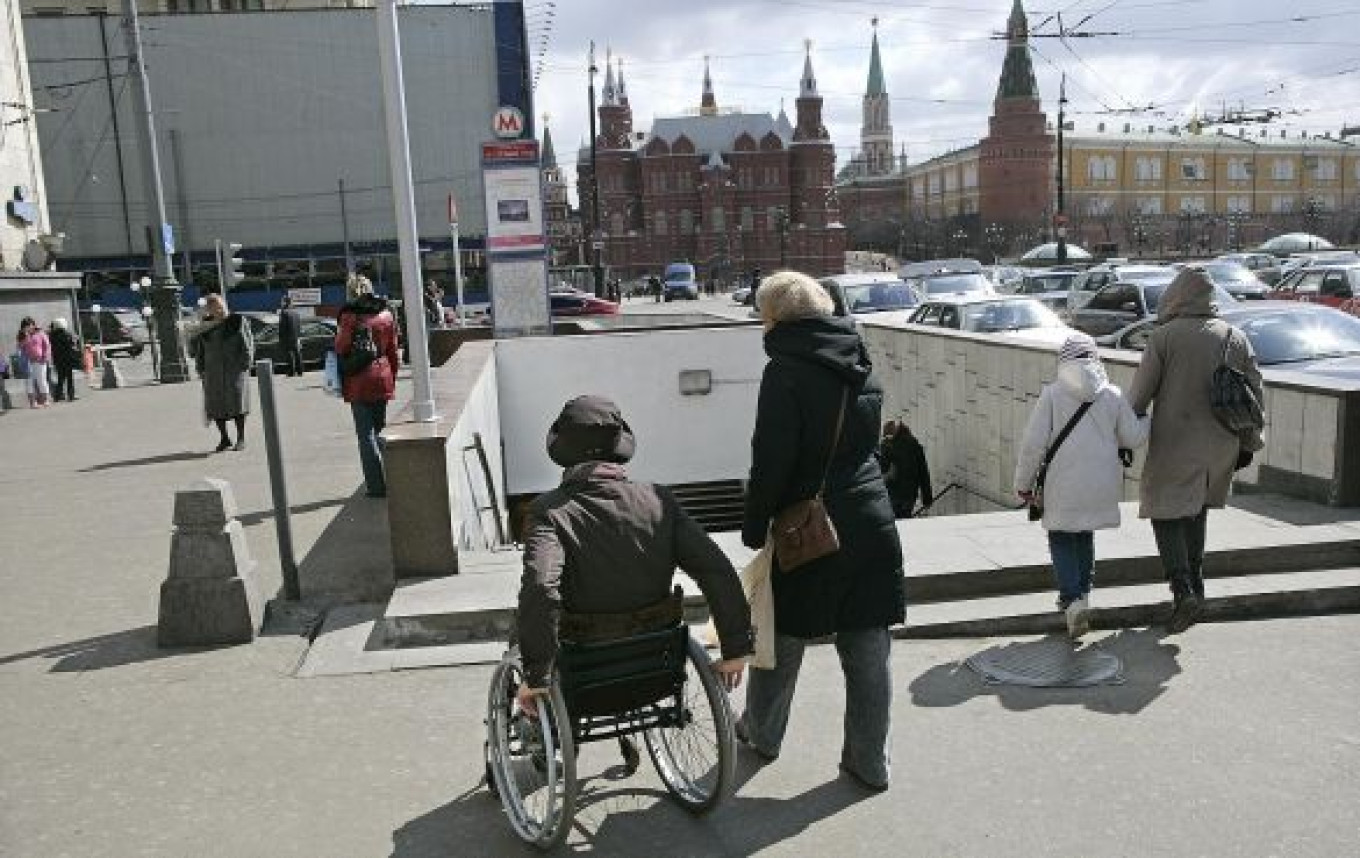 Russia's Disabled 'Face Uphill Battle'