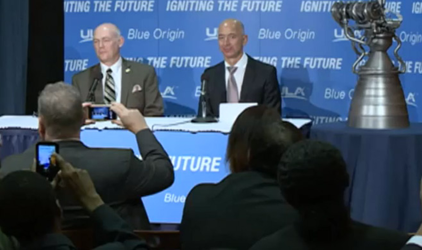 Jeff Bezos Strikes Down Russian Space Rocket Engine Maker