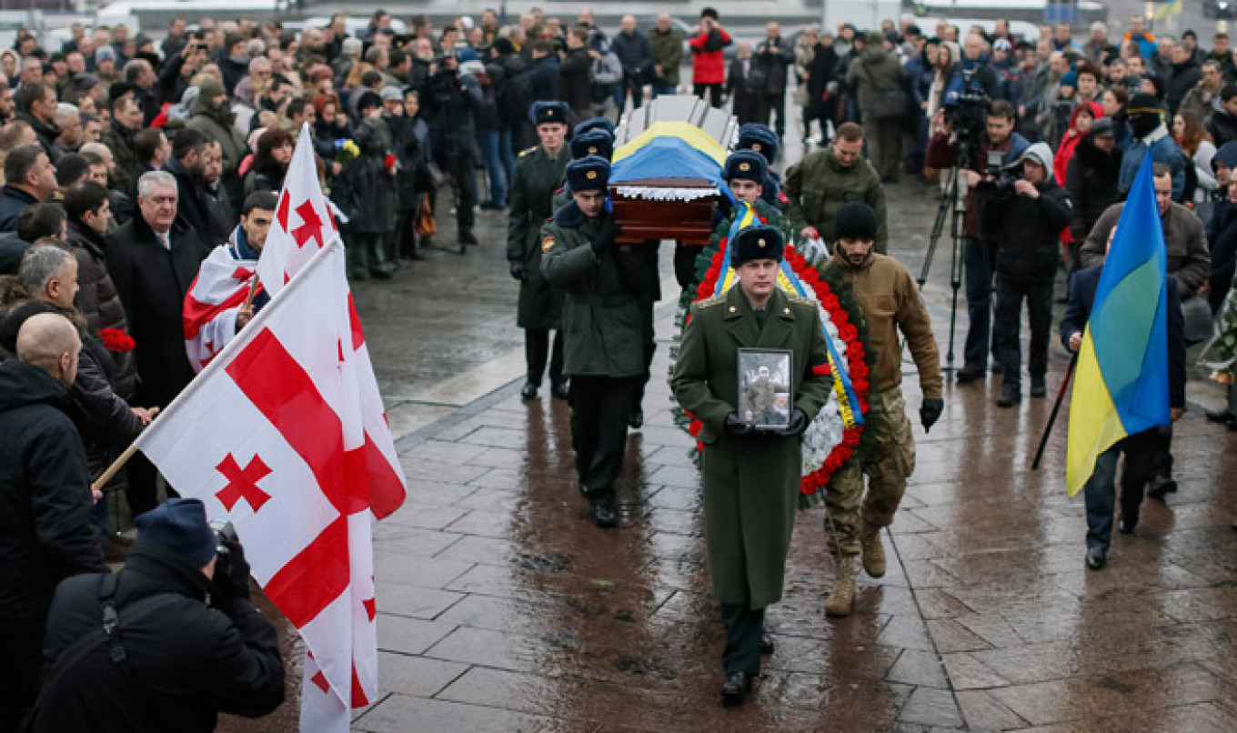 Georgians in Ukraine Fight Shadow War
