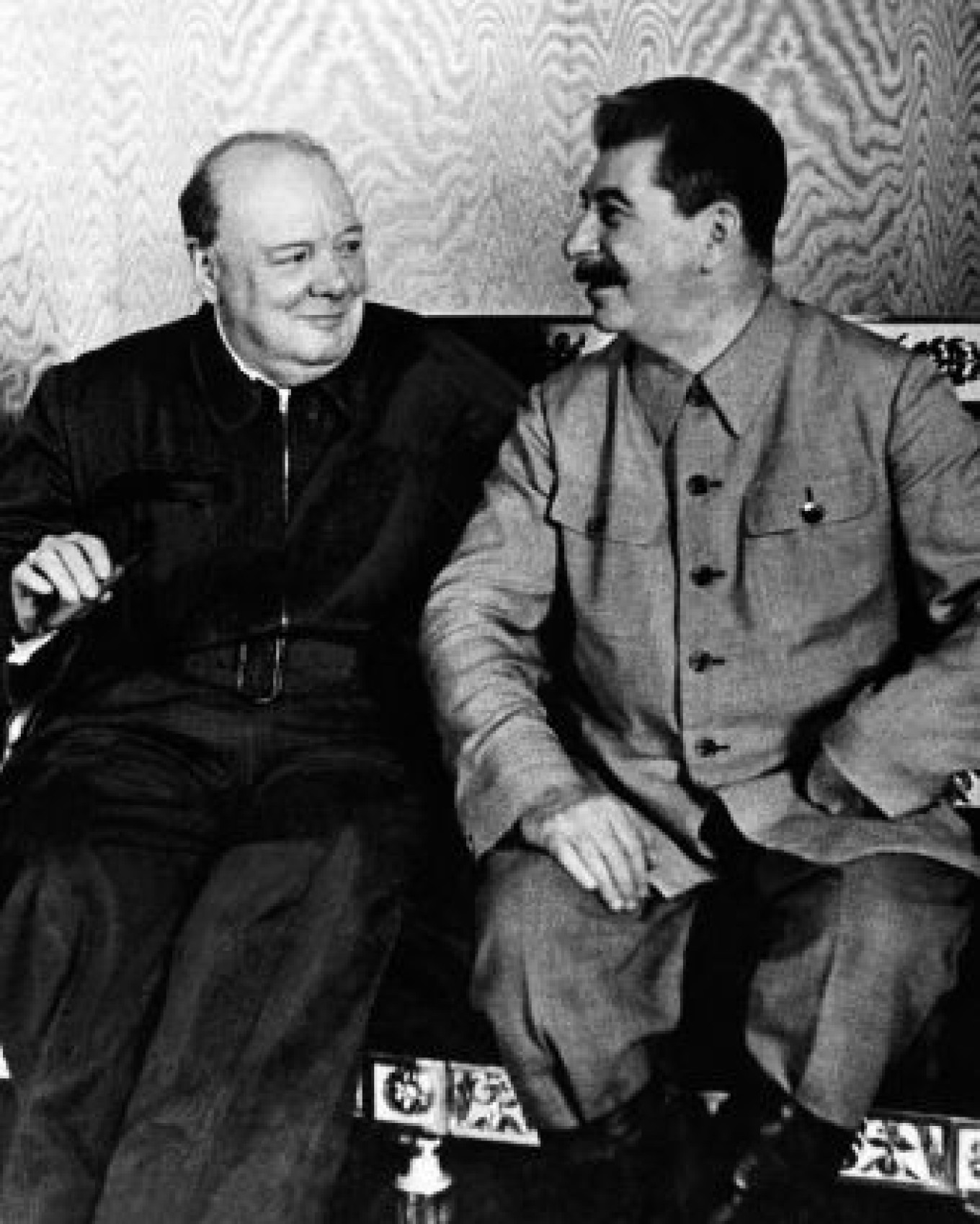 Churchill and Stalin in All-Night Wartime Drinking Session