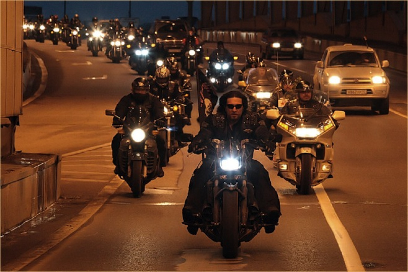 Chechen Leader Kadyrov Joins 'Night Wolves' Motorcycle Gang