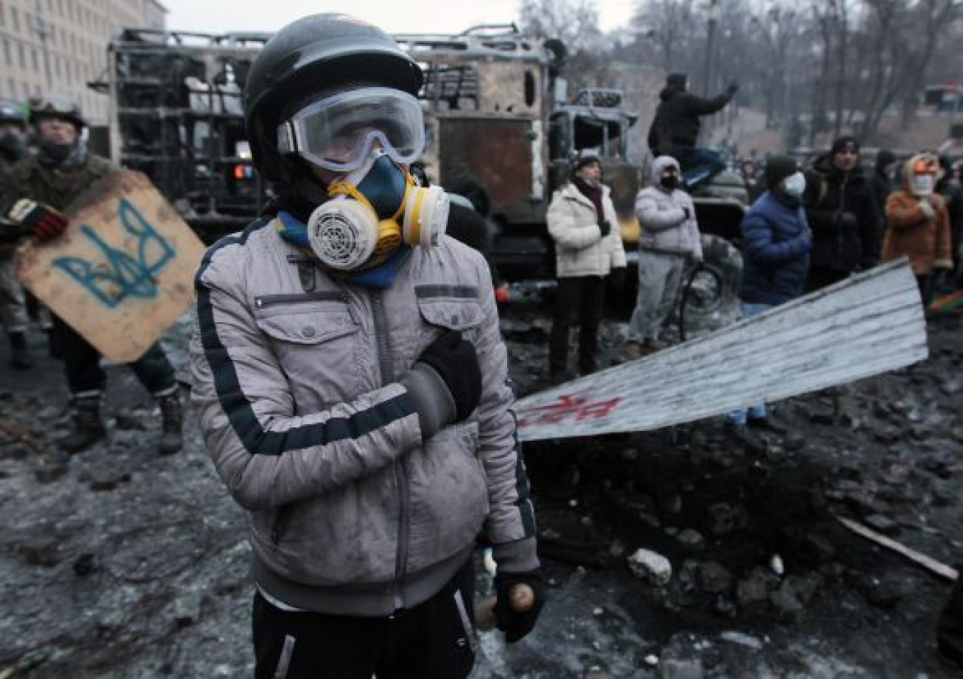Russia Condemns Kiev Protests 'Driven From Abroad'